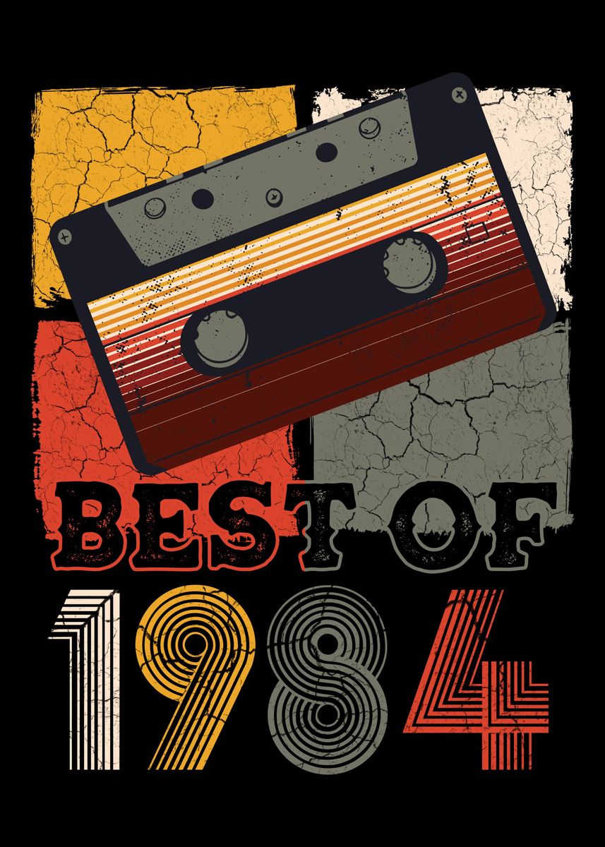'Best of 1984' Poster, picture, metal print, paint by Cooldruck | Displate