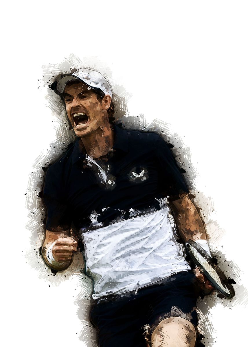 'Andy Murray' Poster by VEC Group | Displate
