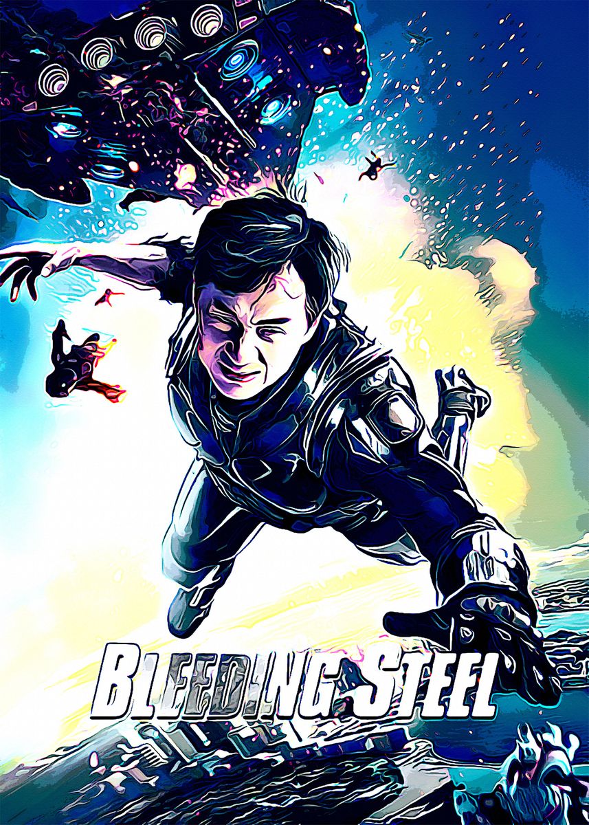 'Bleeding Steel 1' Poster by Vivienne Raymond | Displate