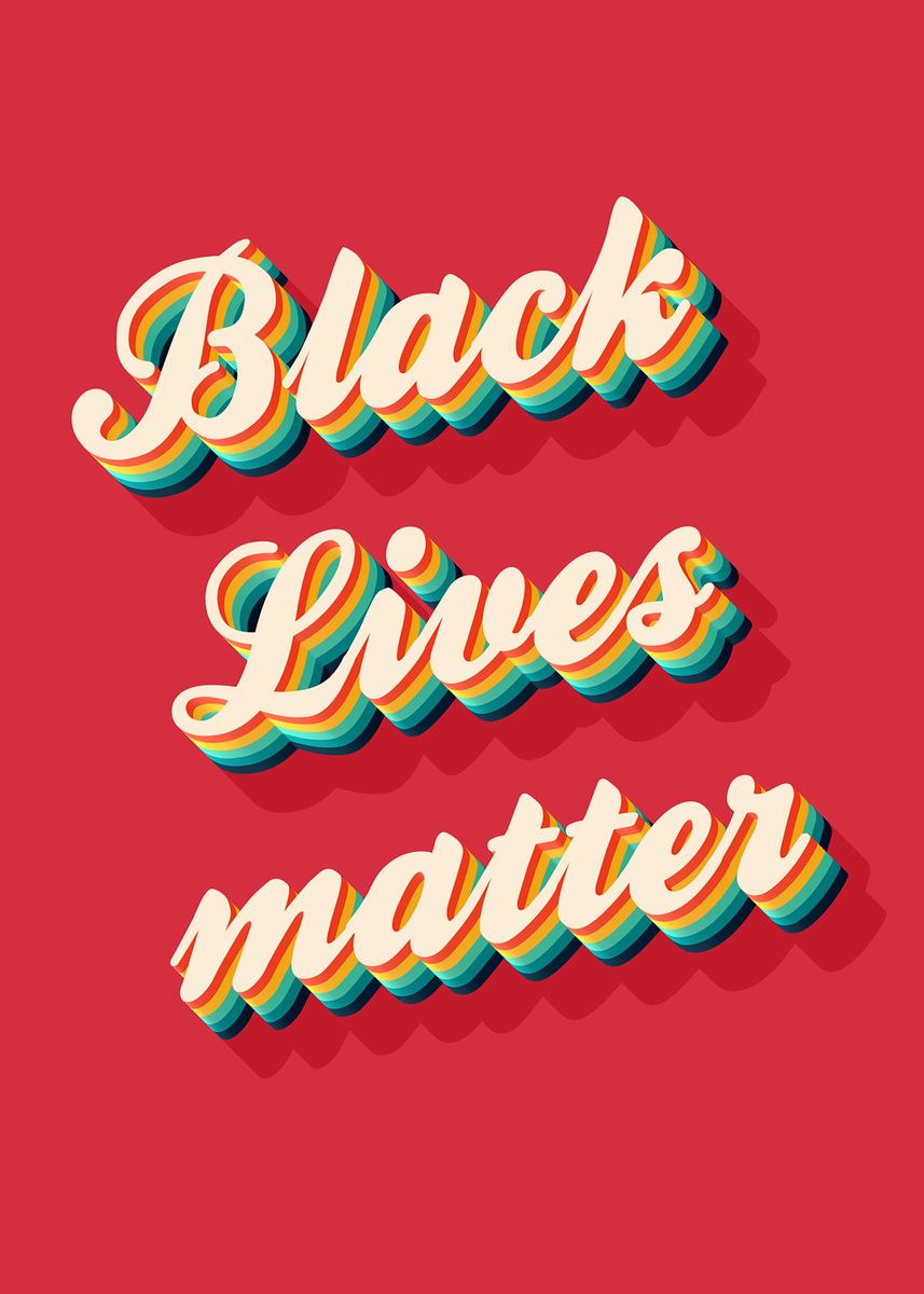 'BLACK is BLACK Color' Poster, picture, metal print, paint by Ralph ...