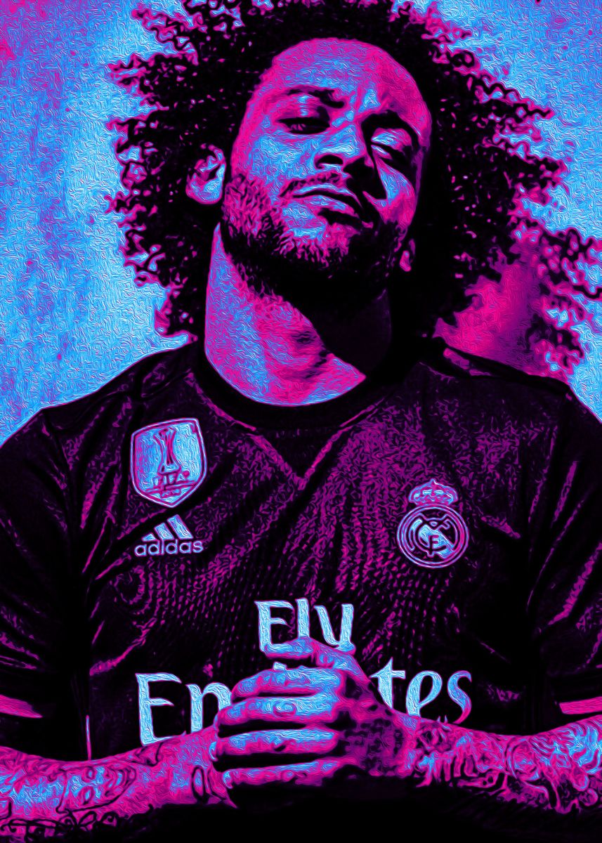 'Marcelo Vieira da Silva J' Poster, picture, metal print, paint by ...