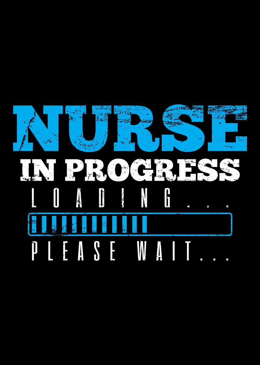 'Nurse Nursing Graduation' Poster, picture, metal print, paint by ...