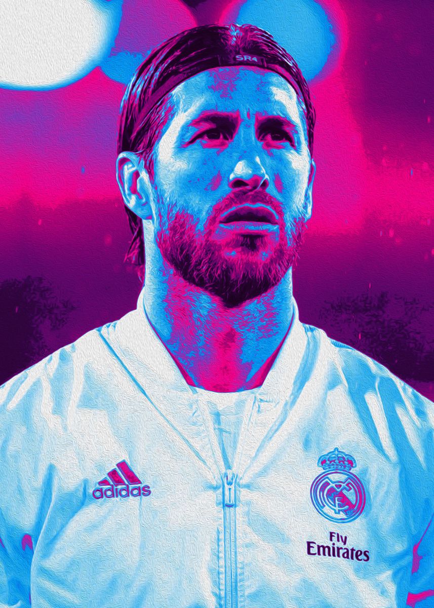 'Sergio Ramos' Poster by Hafis | Displate