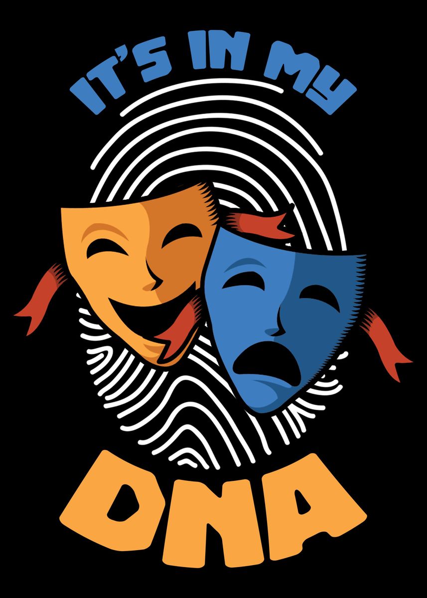 'Theater Actors' Poster, picture, metal print, paint by ankarsdesign ...