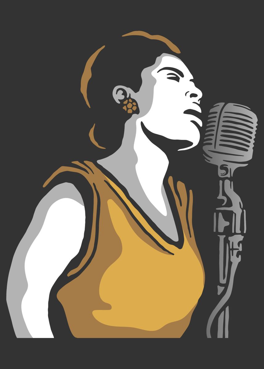 'Soul RnB Singer' Poster, picture, metal print, paint by StonerPlates ...