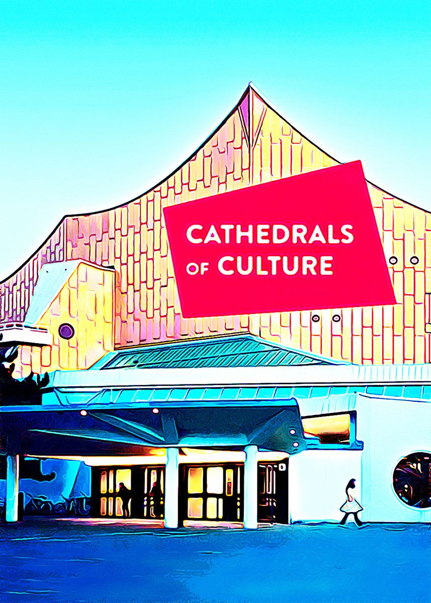 'Cathedrals Of Culture' Poster, picture, metal print, paint by Vivienne ...