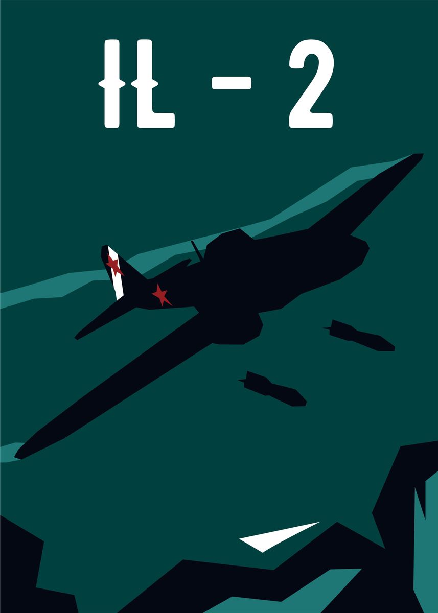 'IL 2' Poster, picture, metal print, paint by kucingtertawa | Displate
