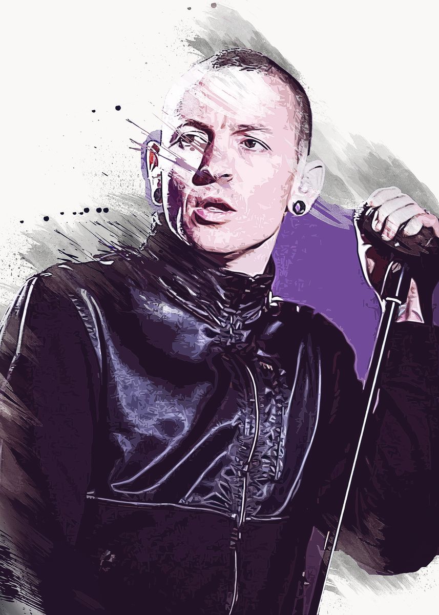 'Chester Linkin Park' Poster, picture, metal print, paint by chynna ...