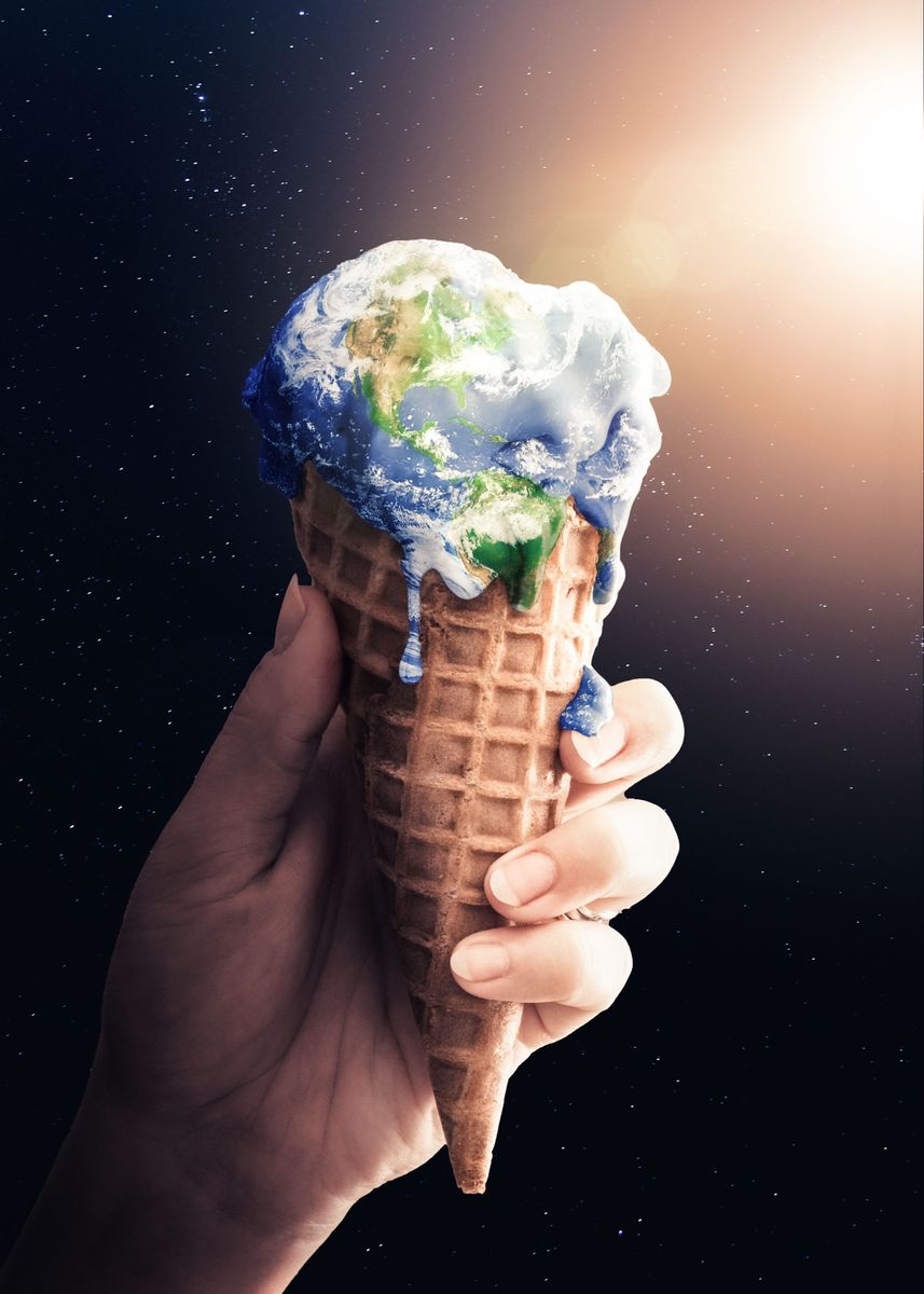 'Earth' Poster, picture, metal print, paint by FiiFtY | Displate