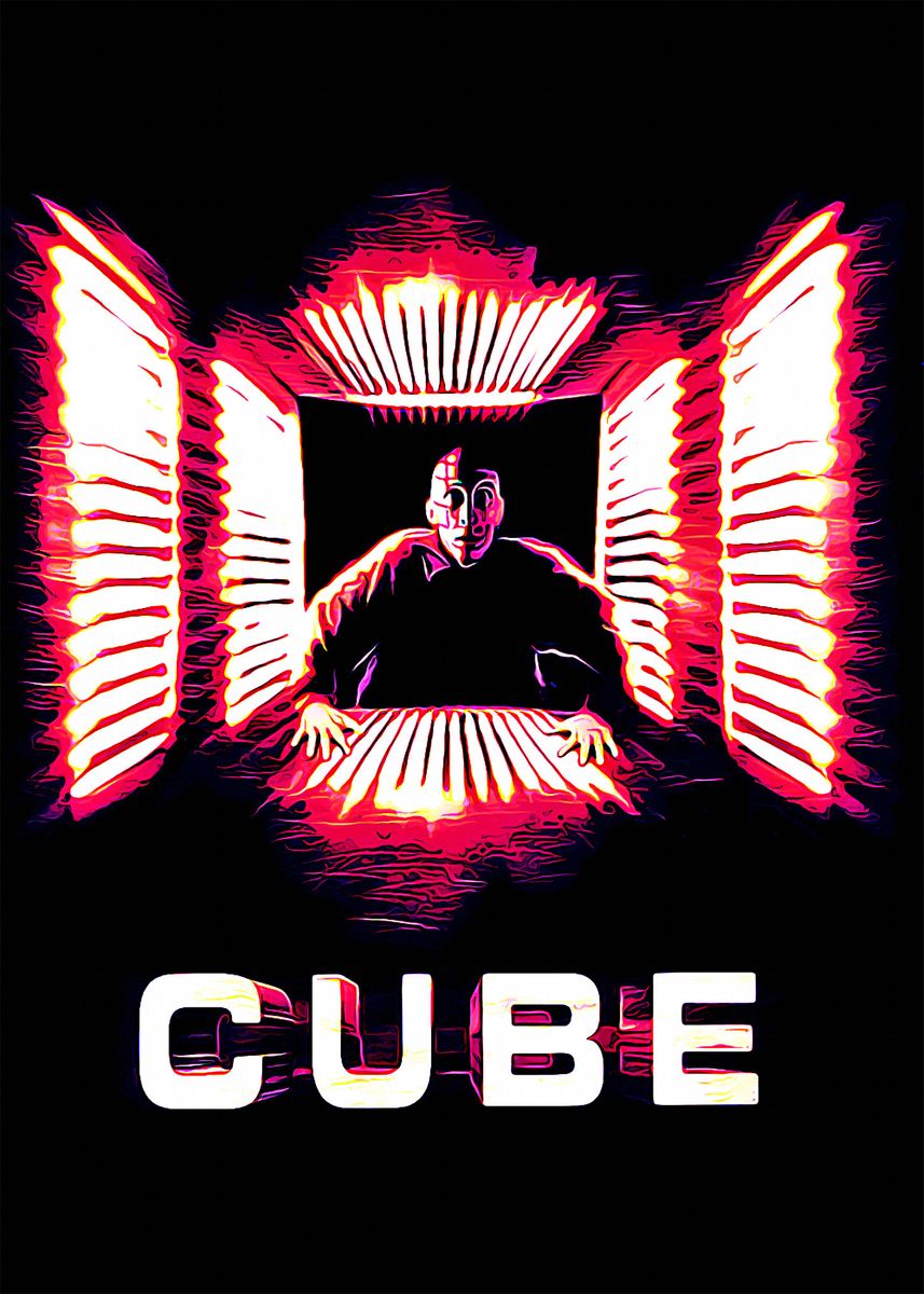 'Cube ' Poster, picture, metal print, paint by Kaye Luca | Displate