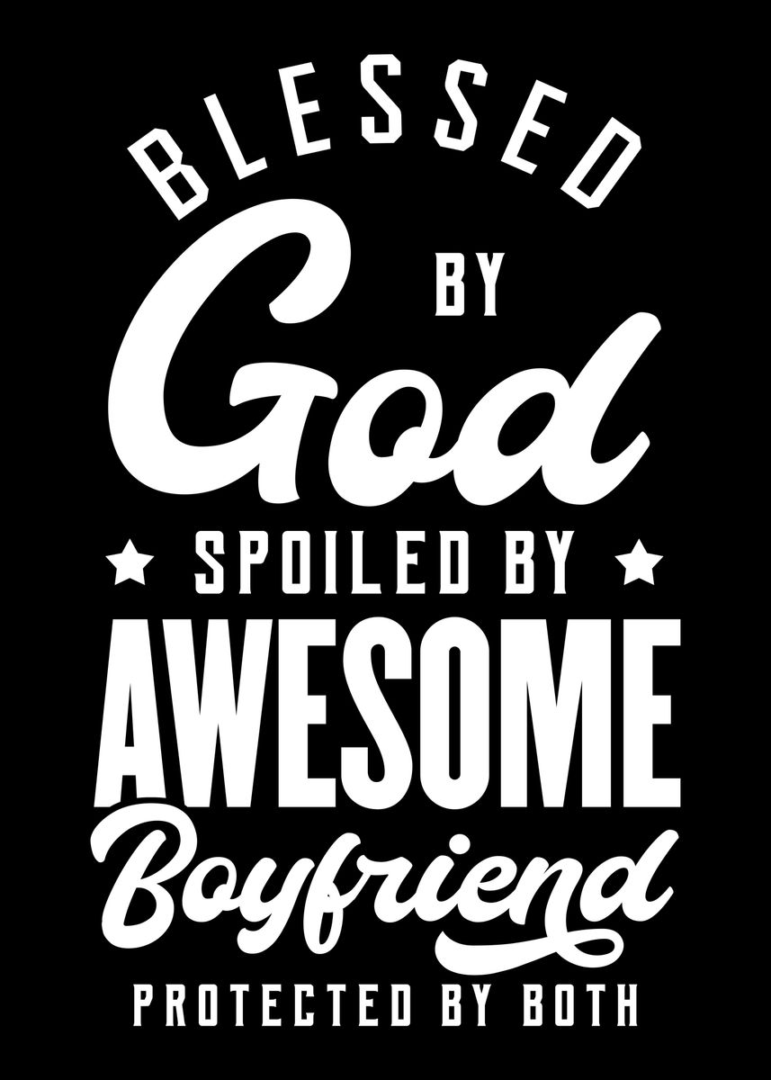 'girlfriend boyfriend funny' Poster, picture, metal print, paint by ...
