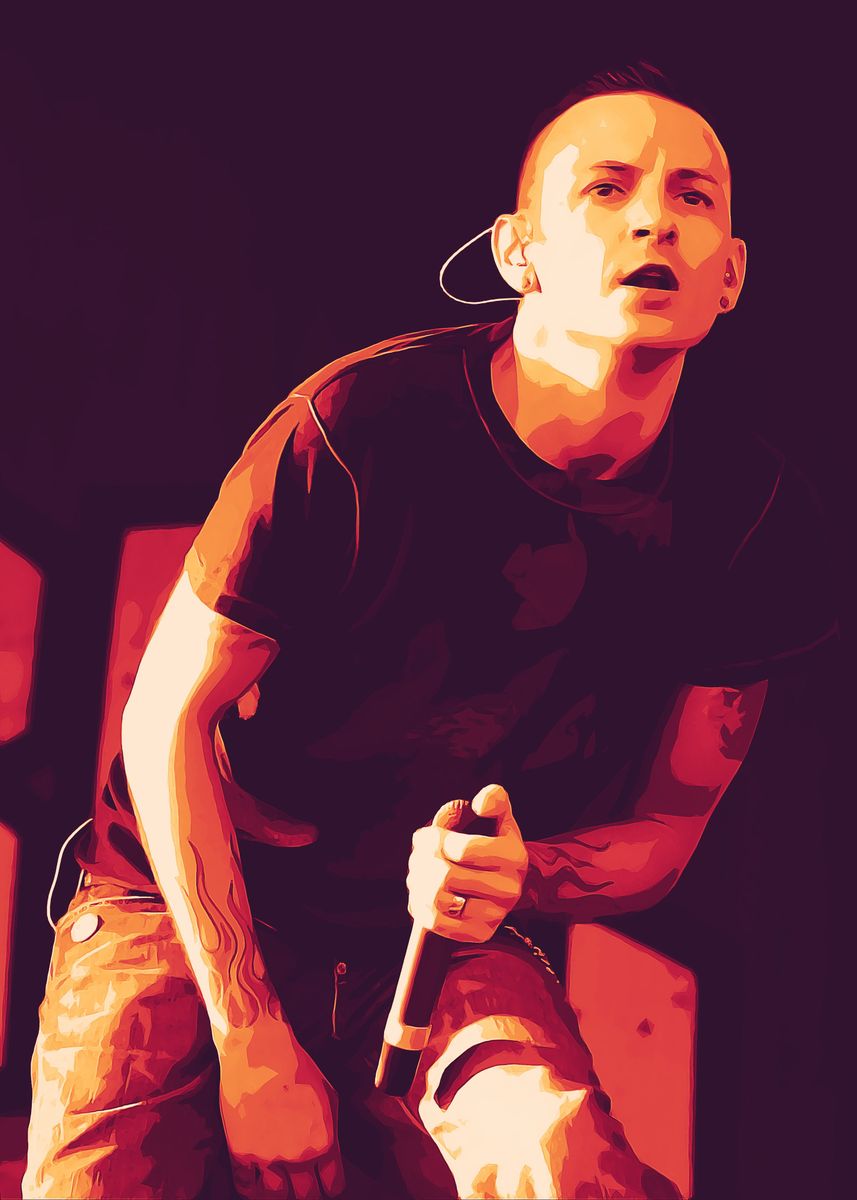 'Chester Linkin Park' Poster by chynna getty | Displate