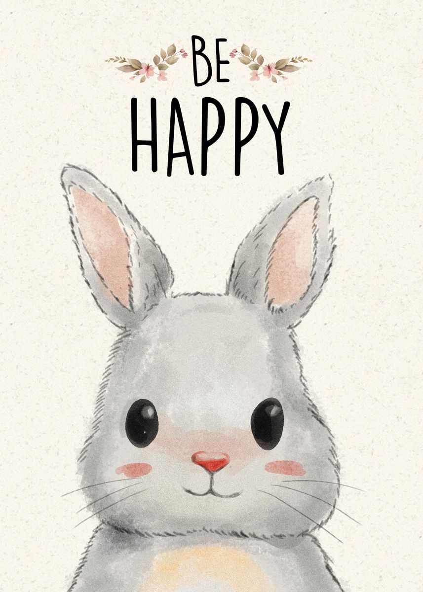 'Be Happy ' Poster by Giovanni Poccatutte | Displate