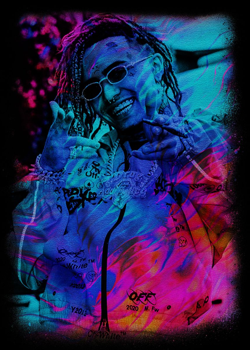 'Lil Pump' Poster, picture, metal print, paint by Most Popular Cult ...