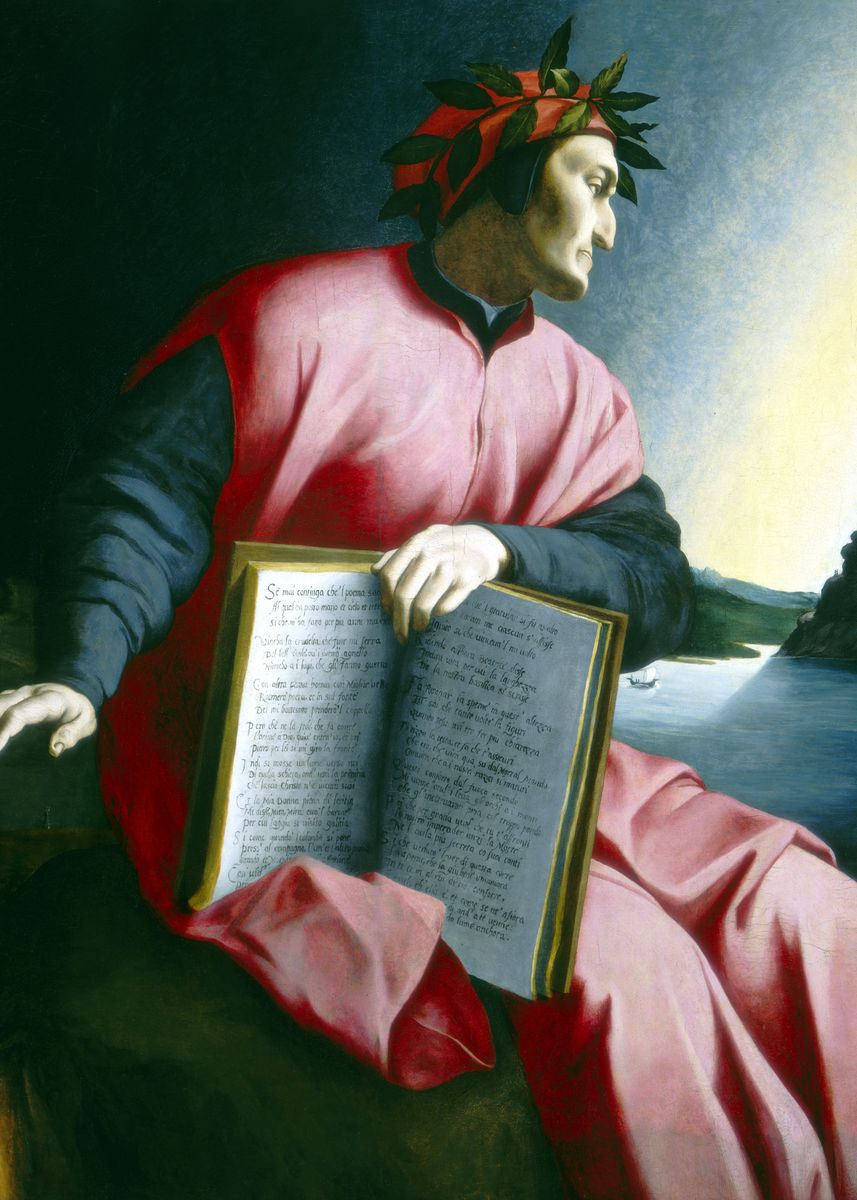 'Portrait of Dante' Poster, picture, metal print, paint by Jon Baran ...