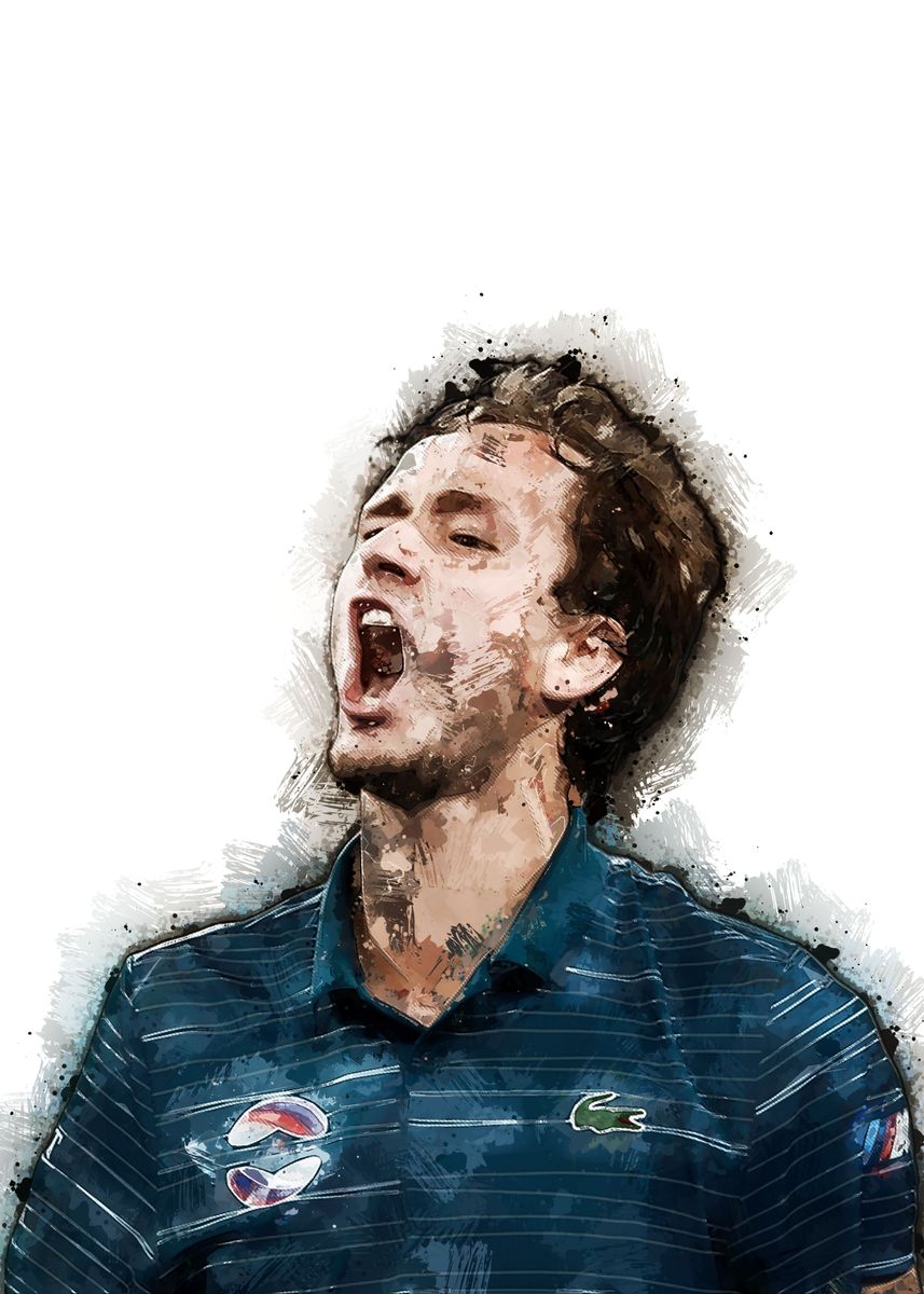 'Daniil Medvedev' Poster by VEC Group | Displate
