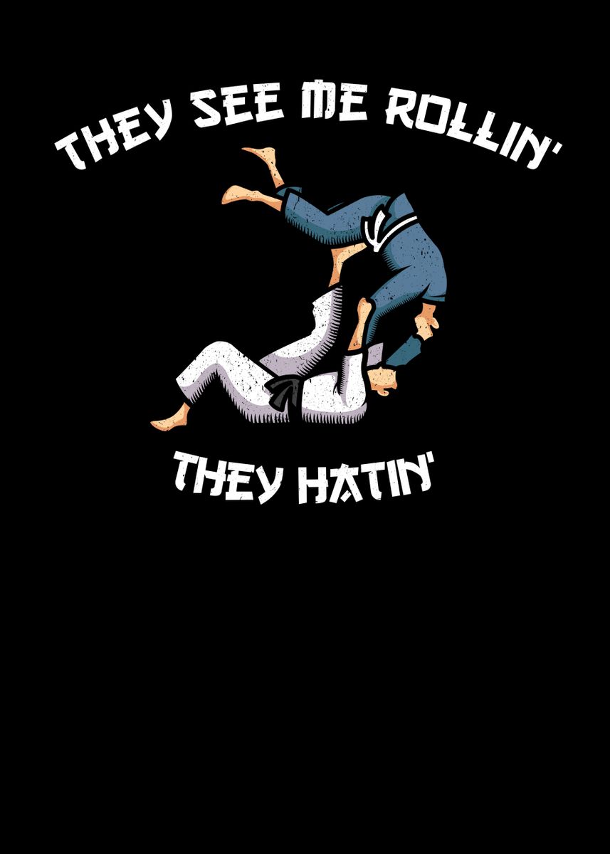 'they see me rollin' Poster by Andreas Schellenberg | Displate