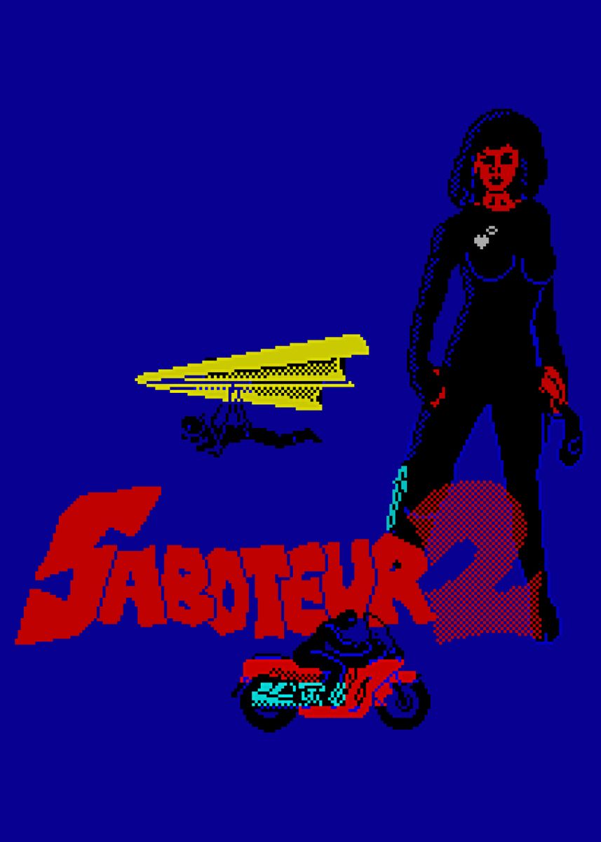 'Saboteur' Poster, picture, metal print, paint by Chris Corkin | Displate