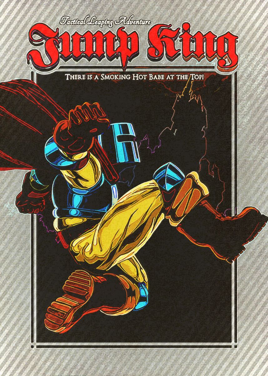 'Jump King' Poster, picture, metal print, paint by Rian setiadi | Displate