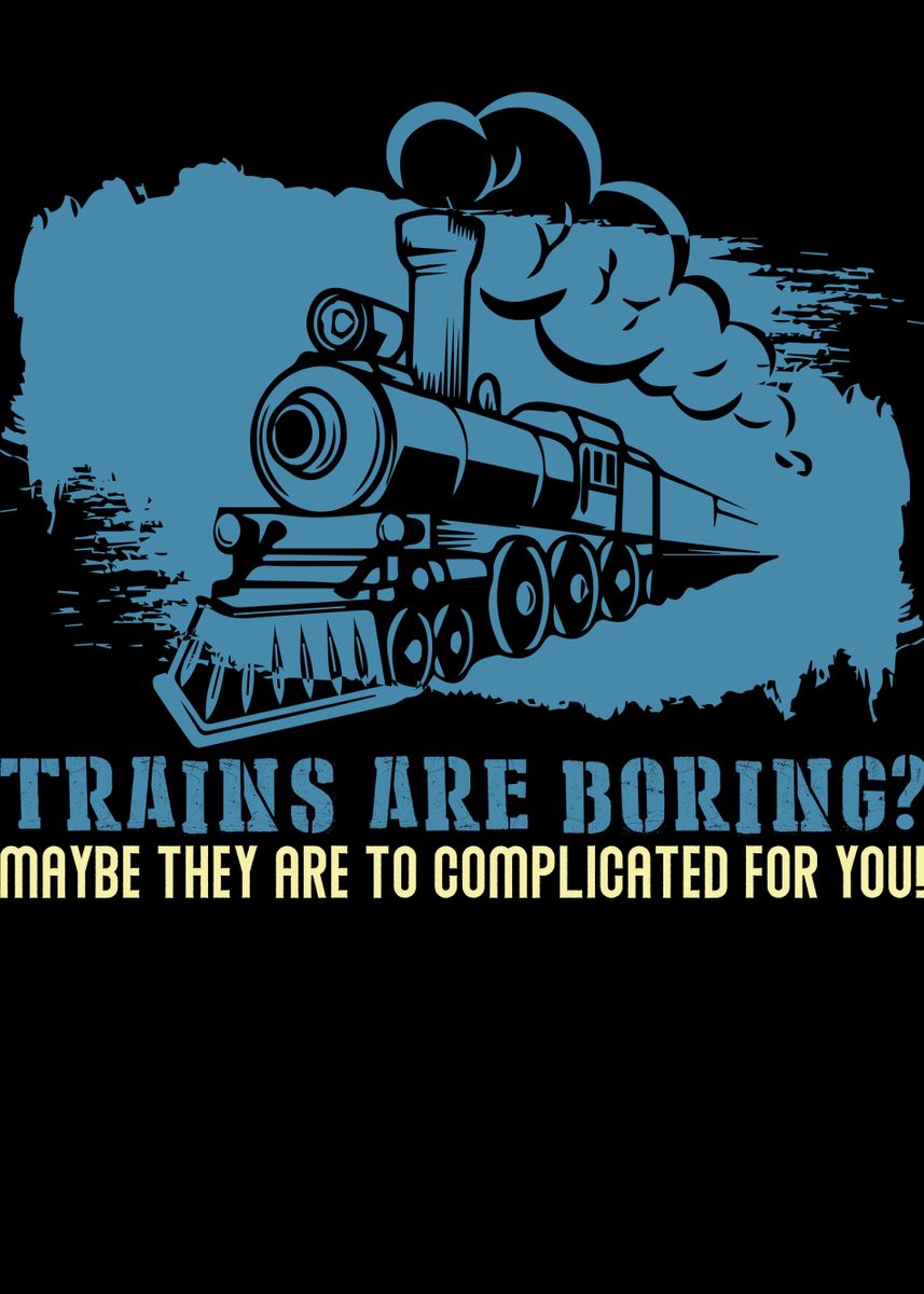 'Train Railway Locomotive' Poster by Alexander Roose | Displate