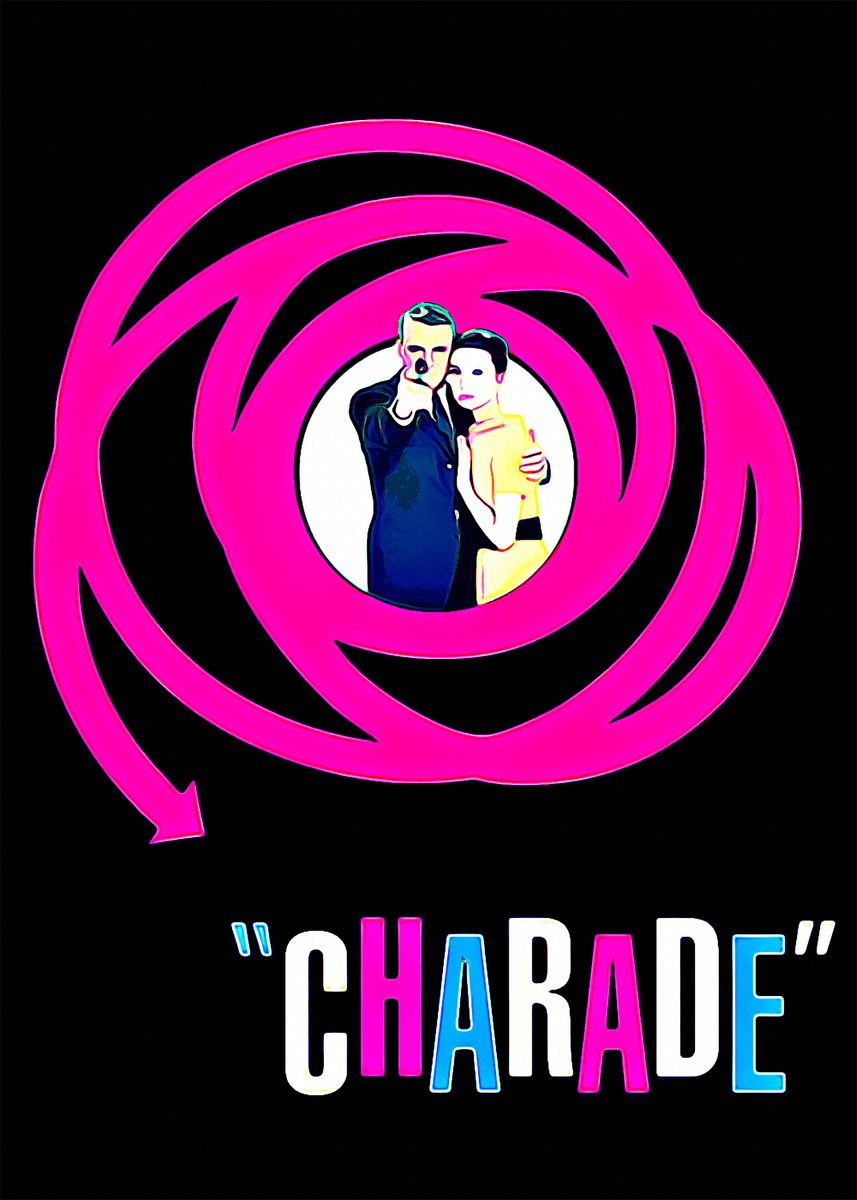 'Charade' Poster, picture, metal print, paint by Vivienne Raymond ...
