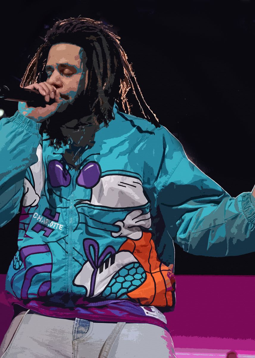 'J Cole' Poster by Dillon Holden | Displate