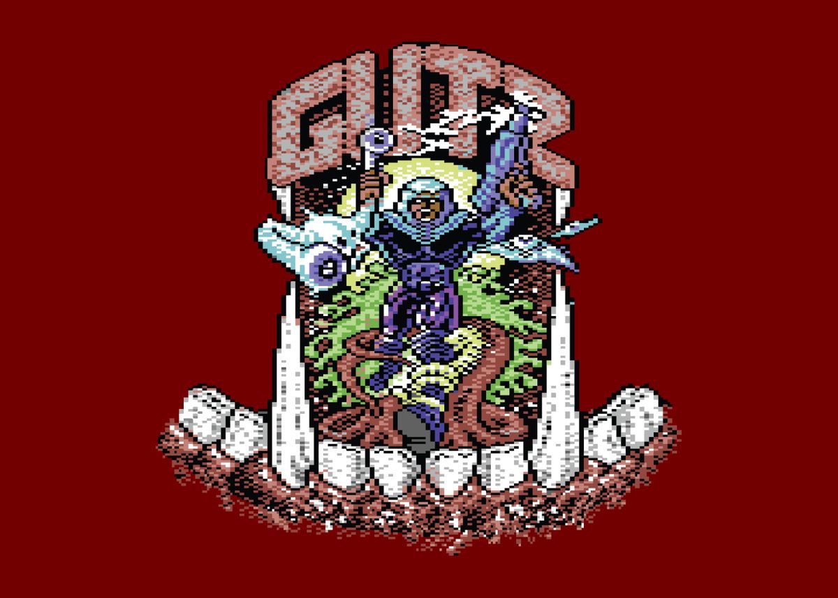 'Gutz' Poster by Chris Corkin | Displate