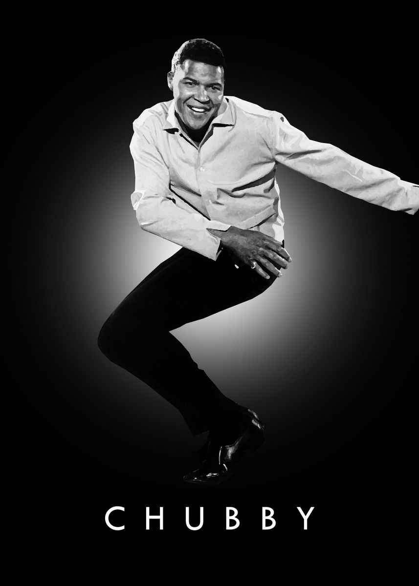 'Chubby Checker' Poster, picture, metal print, paint by Bo Kev | Displate