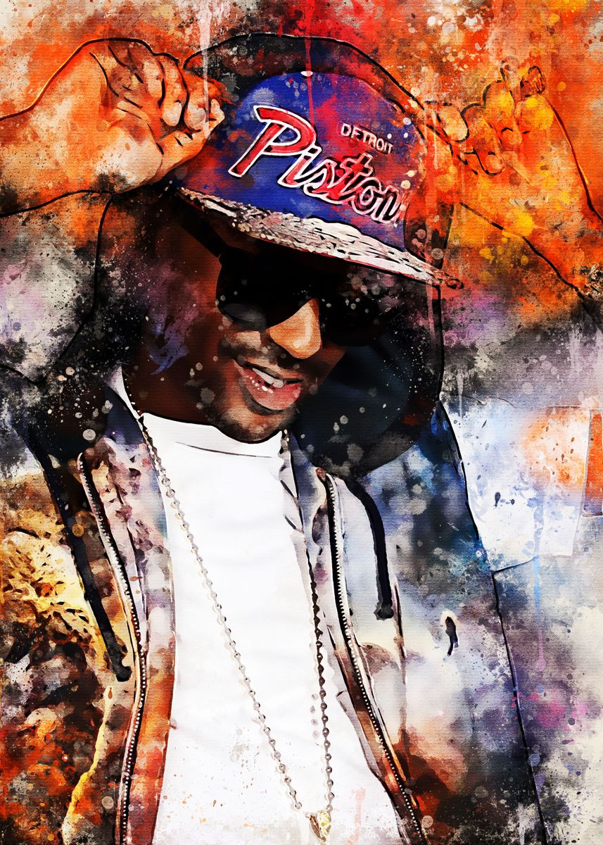 'Big Sean' Poster, picture, metal print, paint by Morgan Moorhead ...