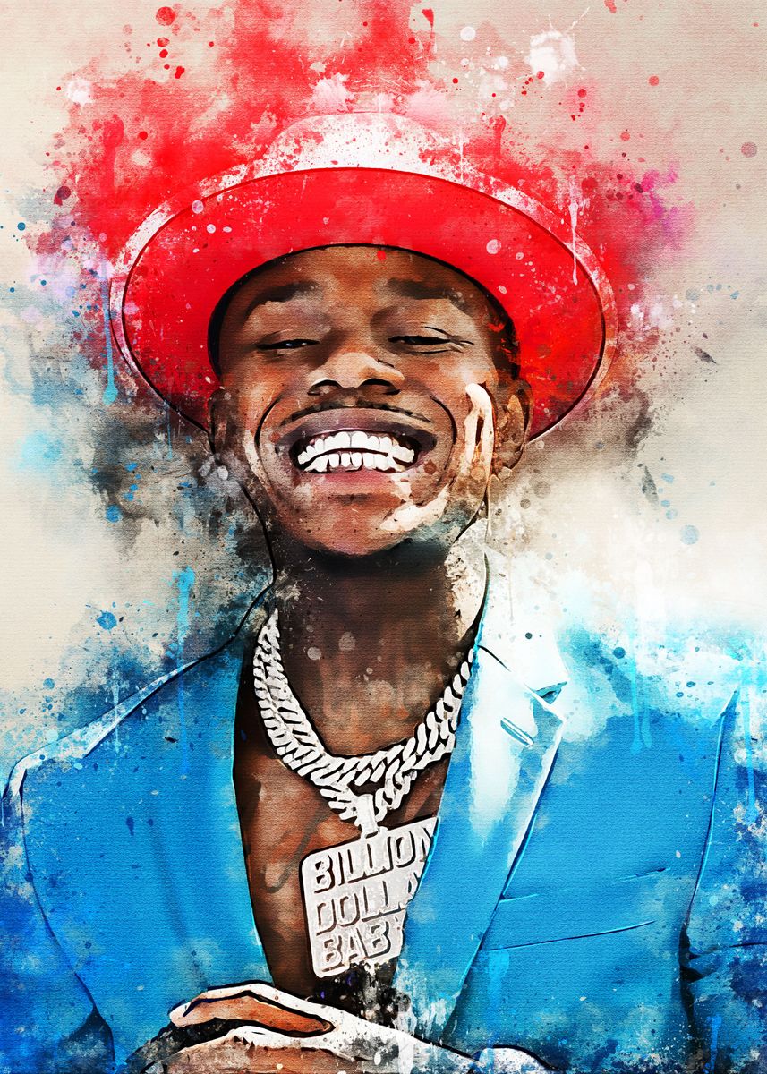 'DaBaby' Poster, picture, metal print, paint by Murray Oren | Displate