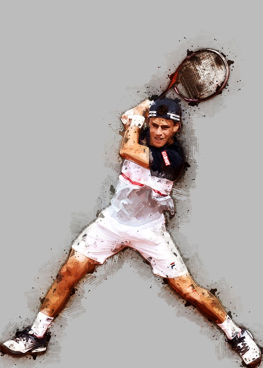 'Diego Schwartzman' Poster by VEC Group | Displate