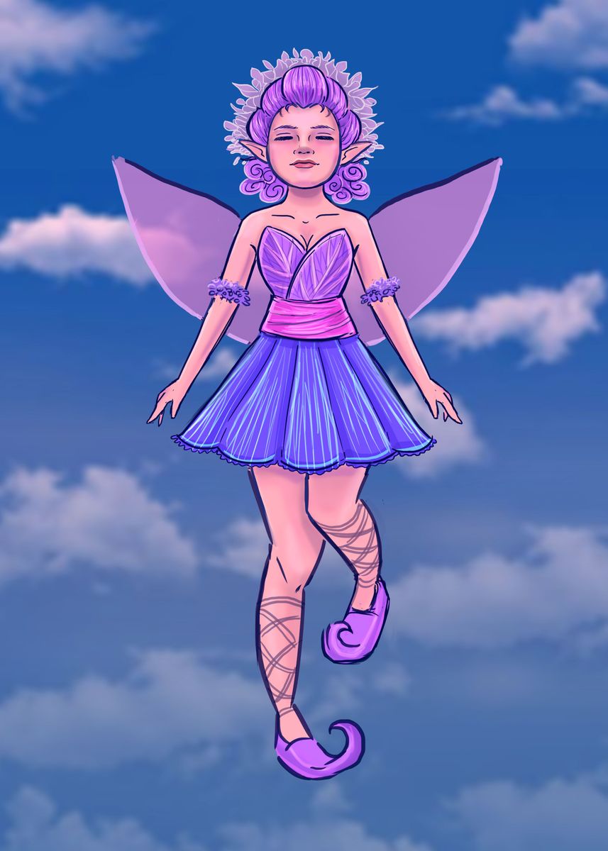 'Curious Creature Fairy' Poster by Iris Alejandro | Displate