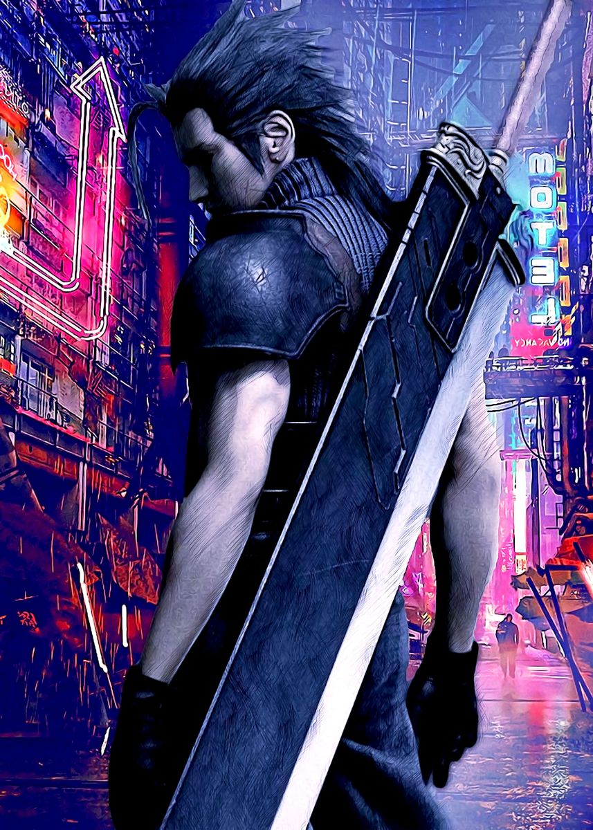 'Final Fantasy' Poster, picture, metal print, paint by upaupe studio ...
