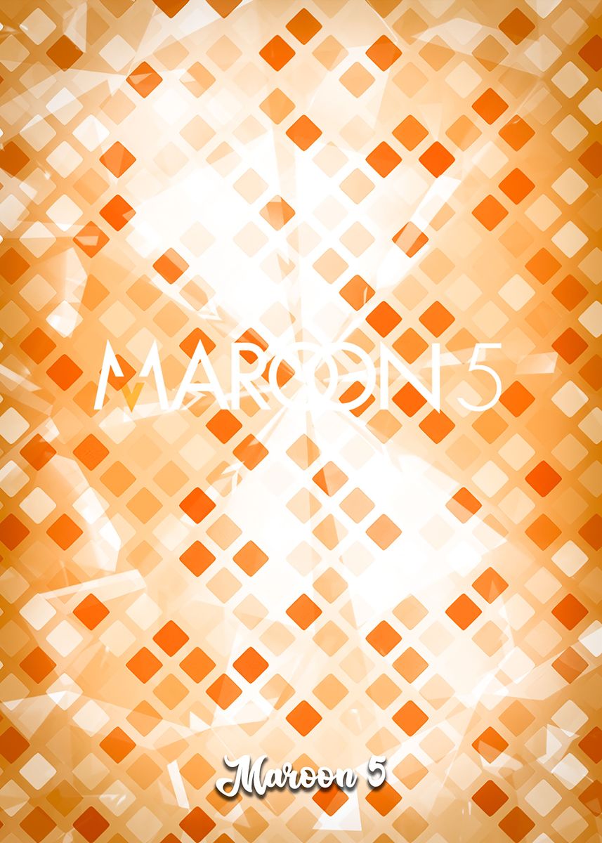 'Maroon 5' Poster, picture, metal print, paint by Elliott Studio | Displate