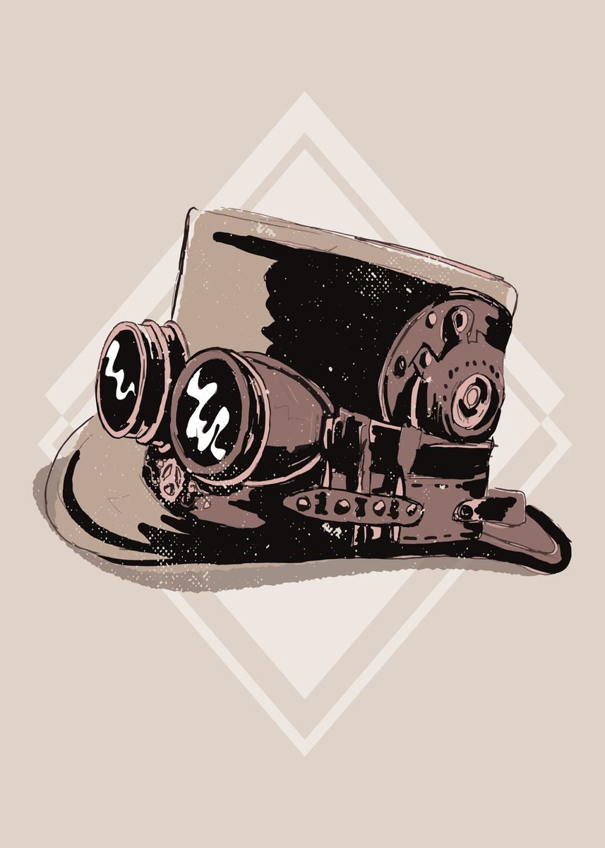 'Punk Hat' Poster by Geschenkelaune | Displate