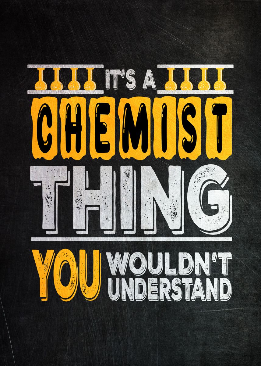 'Chemistry Pun' Poster by PosterWorld | Displate