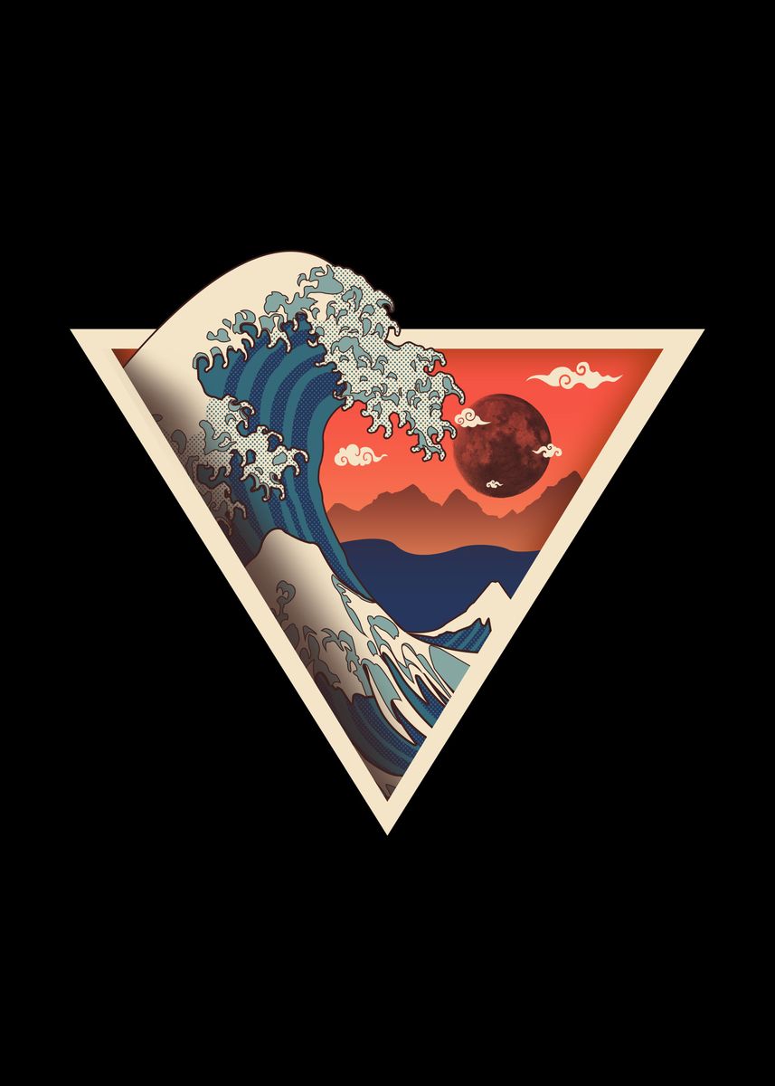 'Aesthetic Wave' Poster by Hiro Labs | Displate