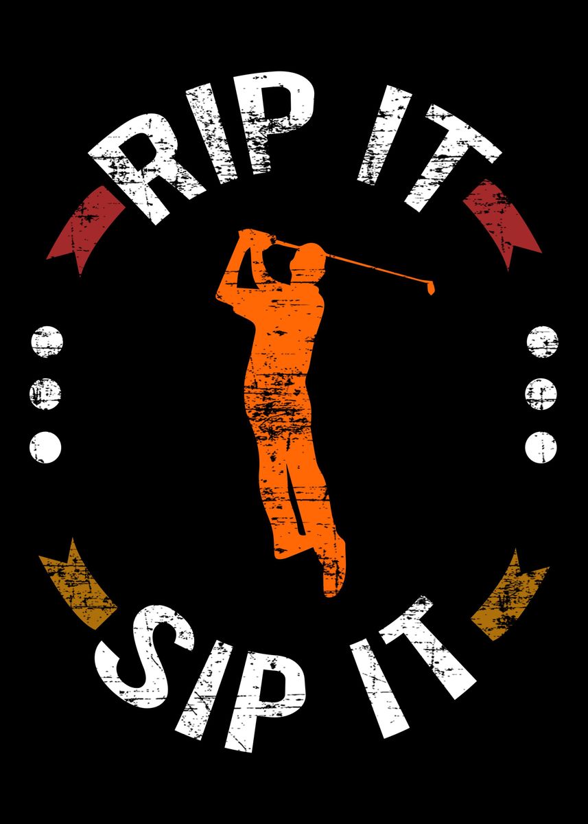 'Rip It Sit It' Poster, picture, metal print, paint by John DonJoe ...