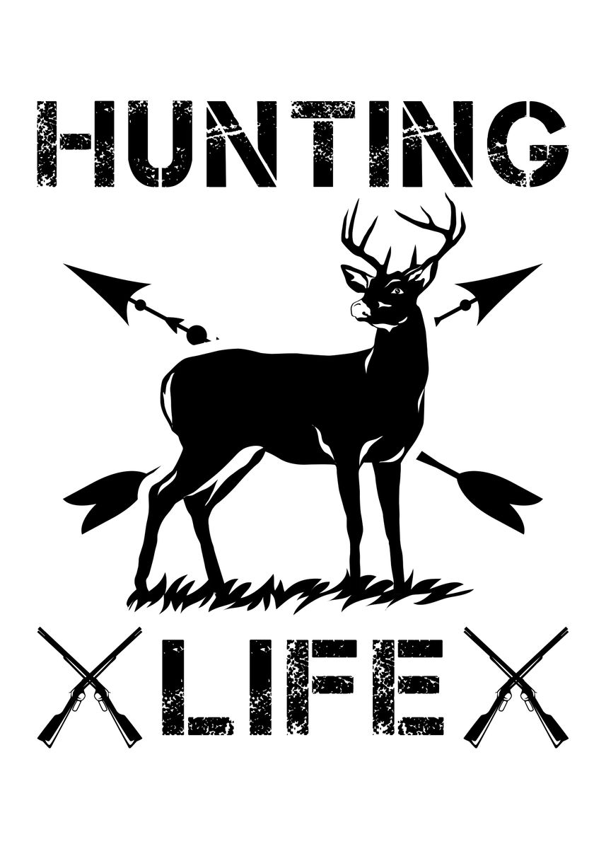 'Hunting Life' Poster by bananadesign | Displate
