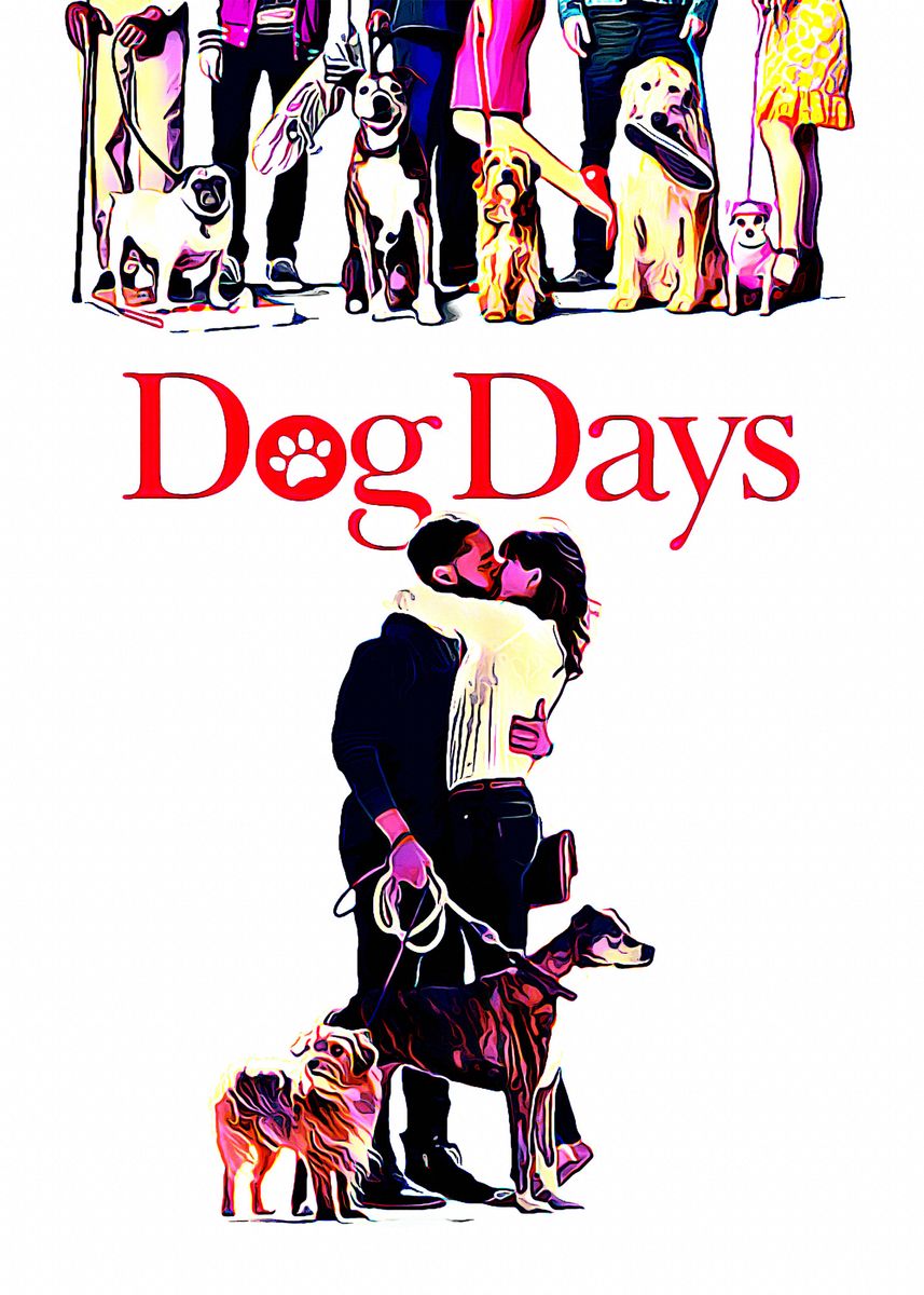 'Dog Days' Poster, picture, metal print, paint by Jeffery Anabelle ...