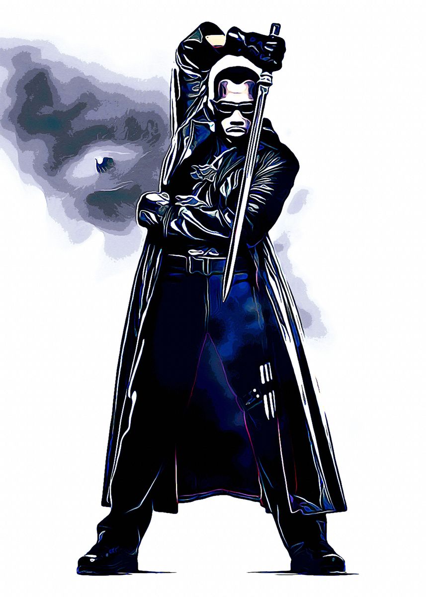 'Blade II' Poster, picture, metal print, paint by Vivienne Raymond ...