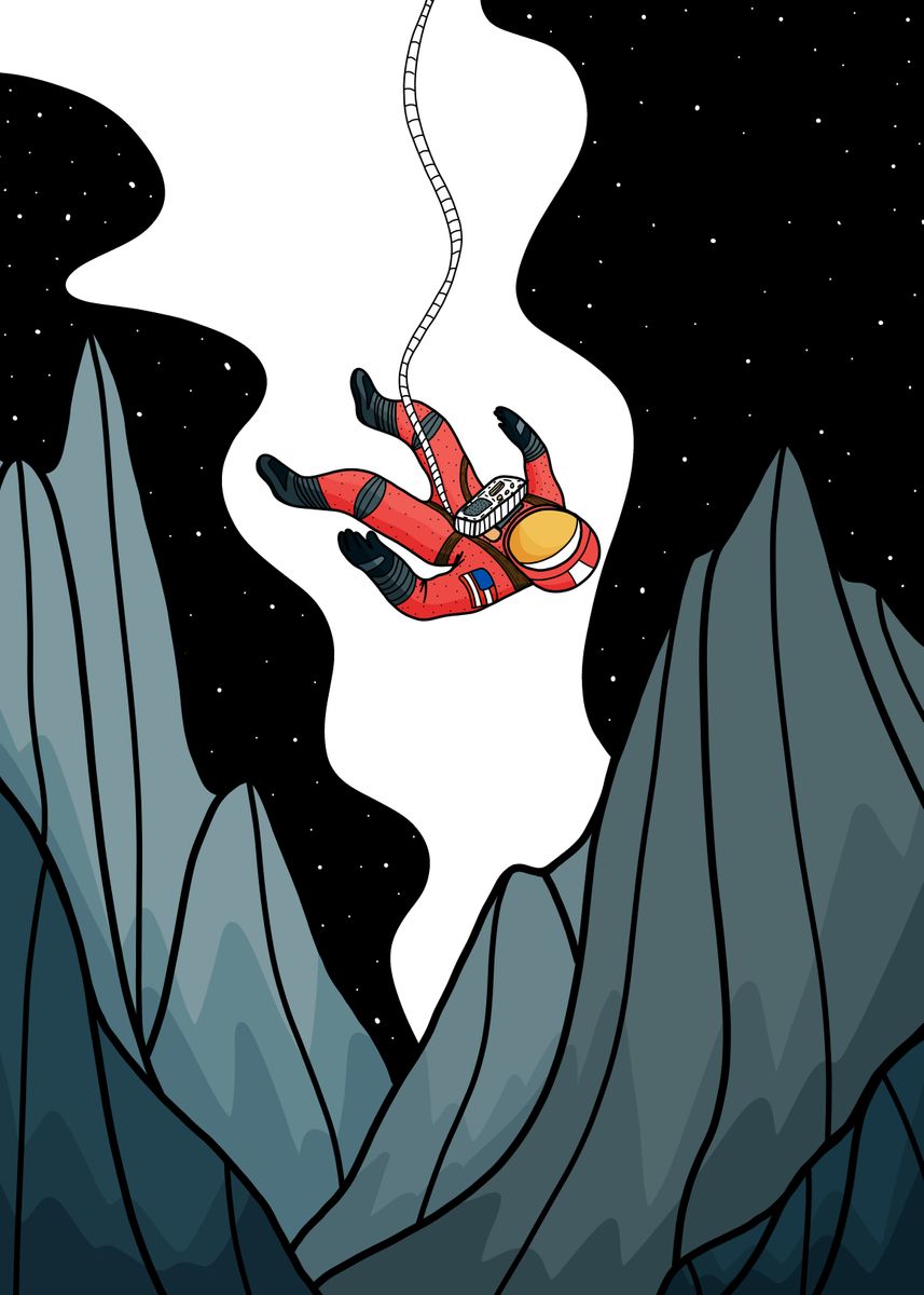 'The great fall' Poster, picture, metal print, paint by Steve Wade ...