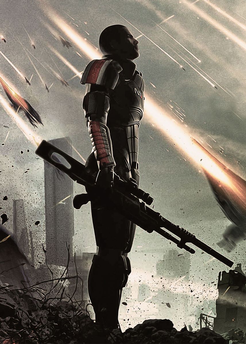 'mass effect art' Poster by fab bryan | Displate