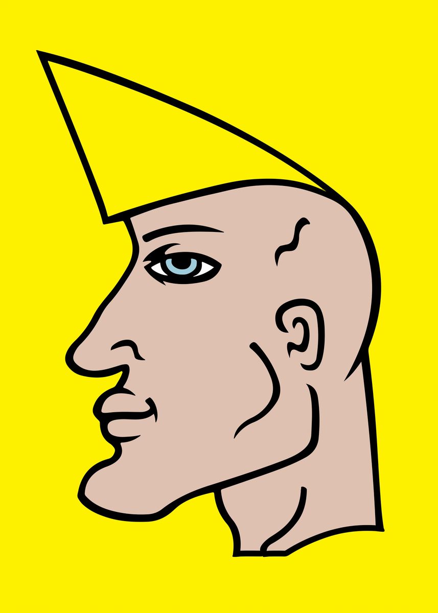 'Chad meme wojak memes' Poster, picture, metal print, paint by Kitty ...