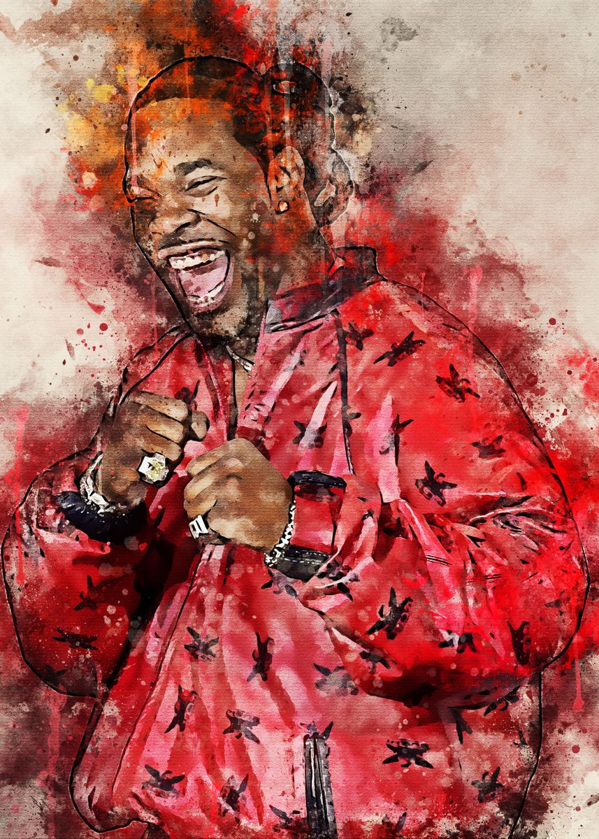 'Busta Rhymes' Poster by Murray Oren | Displate