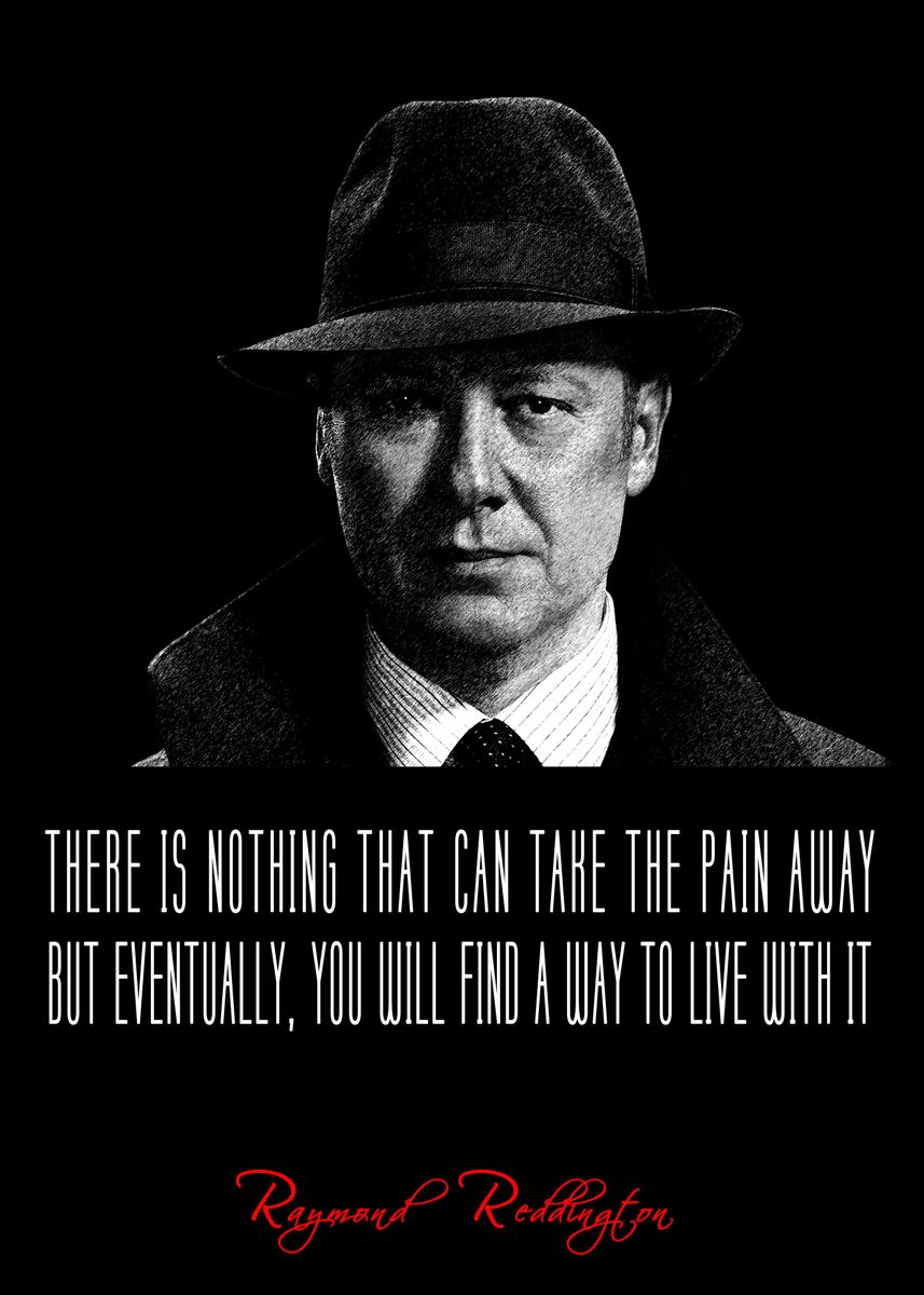 'Raymond Red Reddington' Poster, picture, metal print, paint by ...