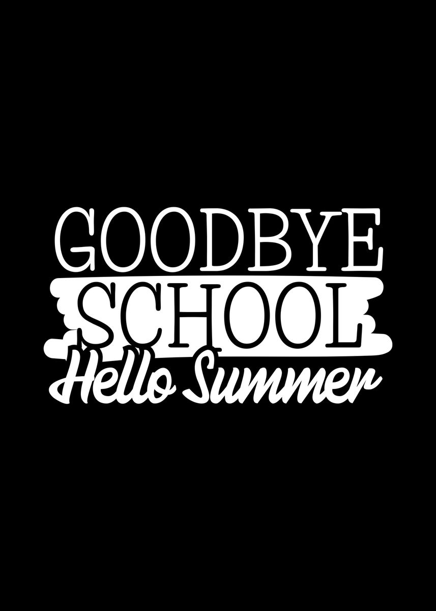 'Goodbye School Teacher Stu' Poster, picture, metal print, paint by ...