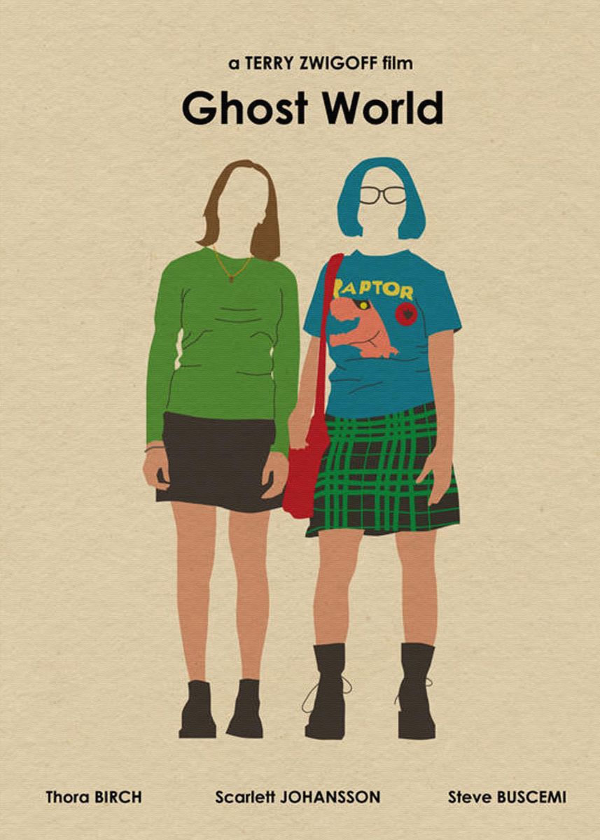 'GHOST WORLD' Poster, picture, metal print, paint by Katty | Displate