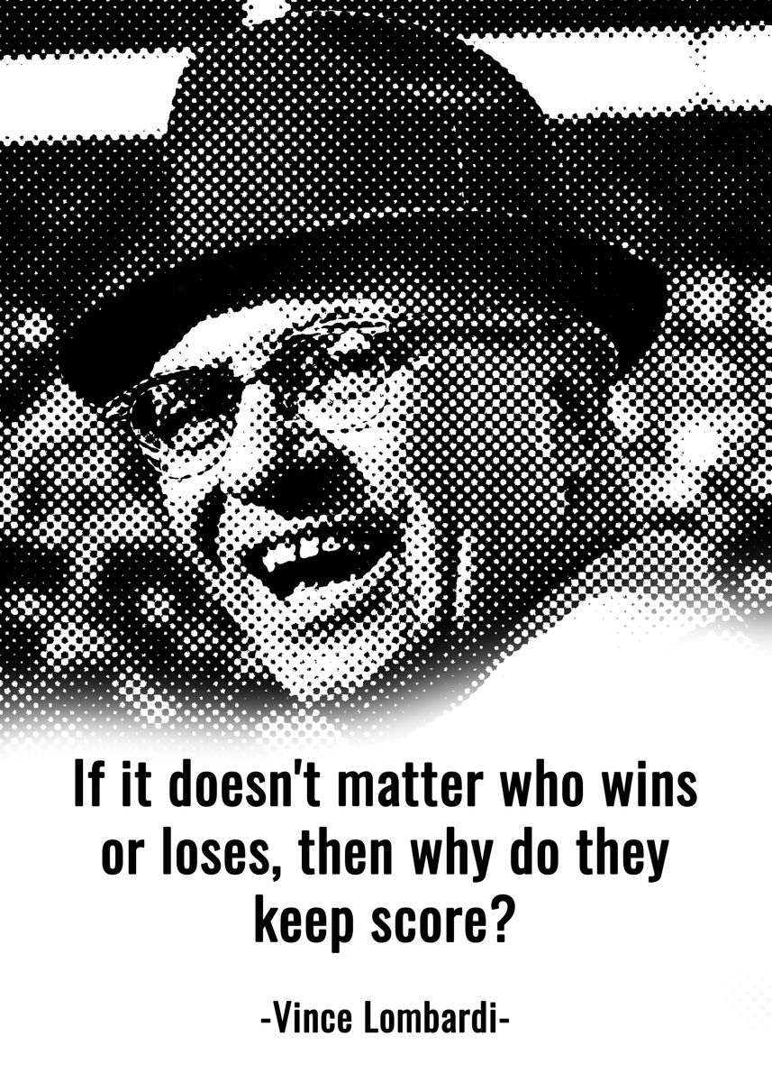 'Vince Lombardi' Poster, picture, metal print, paint by Roni Aji ...