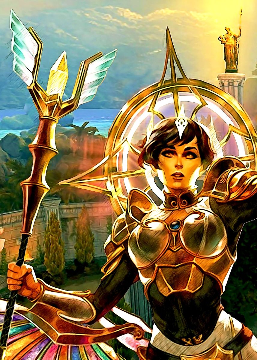'Character Smite' Poster, picture, metal print, paint by upaupe studio ...